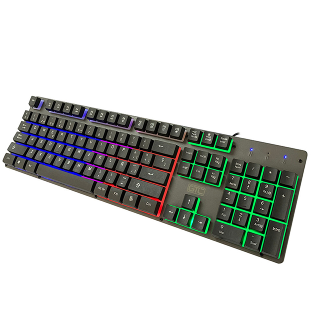 Teclado Gamer Membrana Gtc Rgb Kgg-009 Negro - Prophone