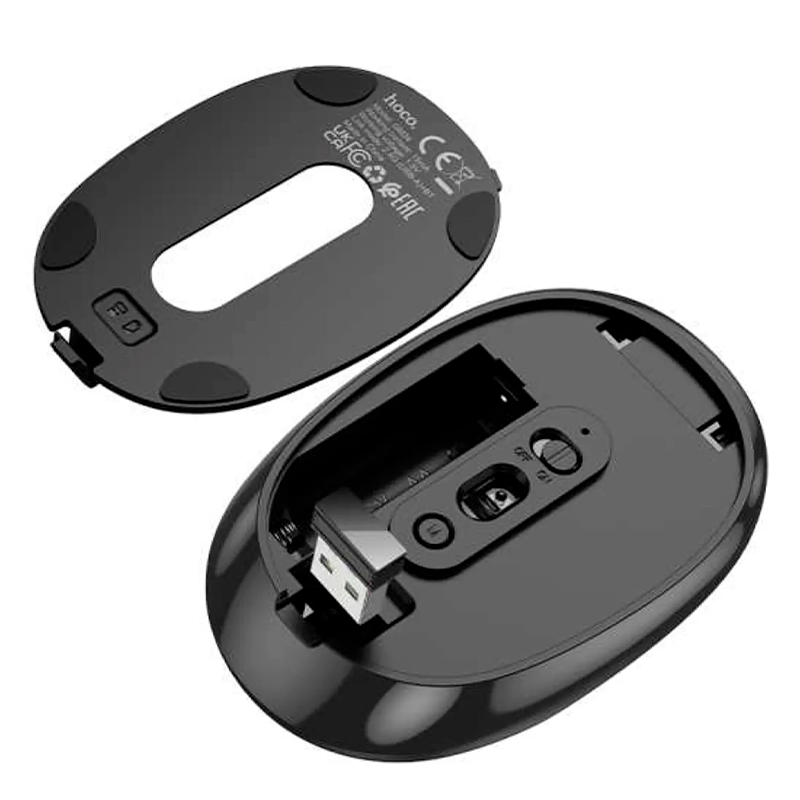 Mouse Hoco Dual Bluetooth Wireless Gm34 Negro - Prophone